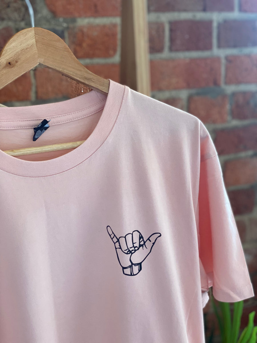 OG SHAKA TEE PINK | the shaka project.