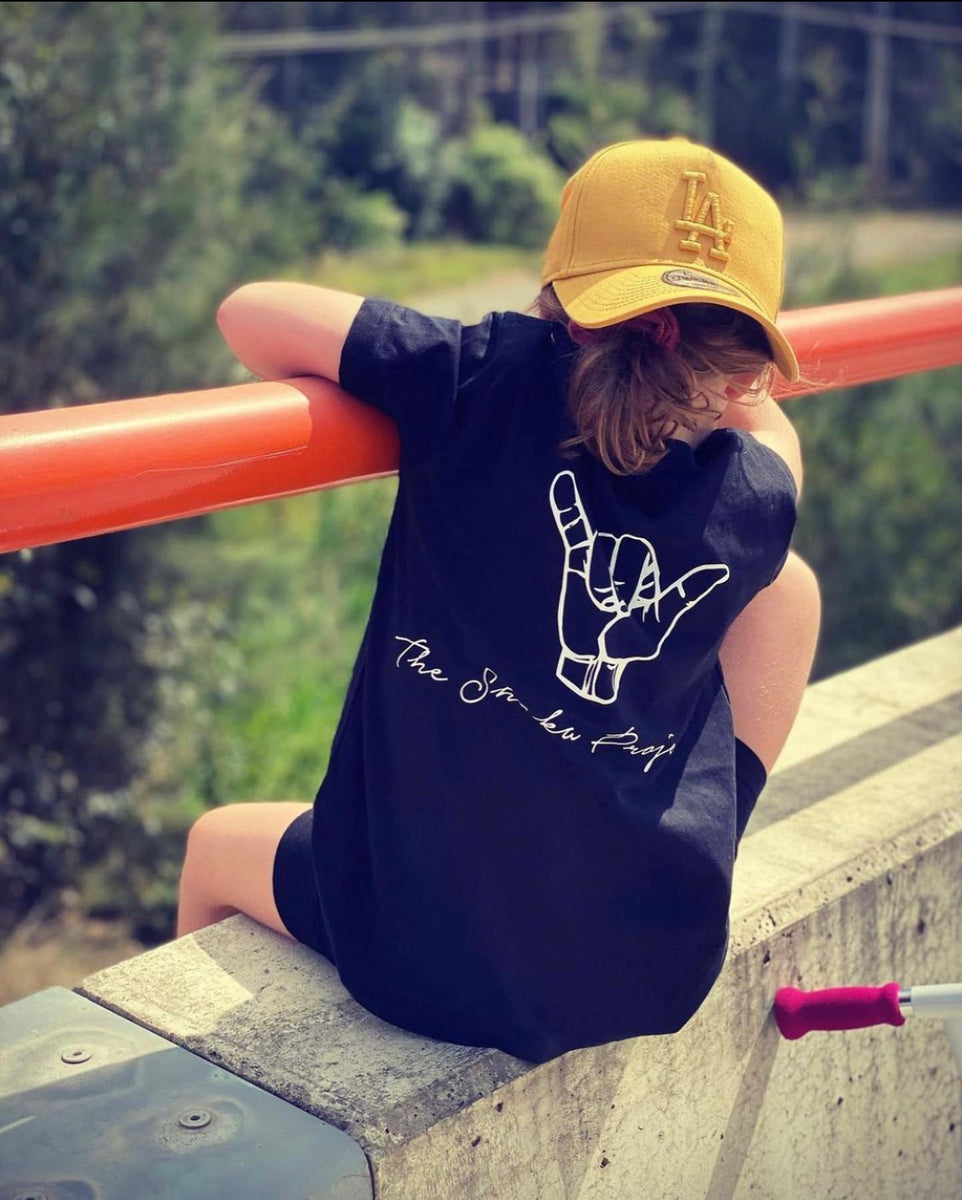 Kids OG SHAKA TEE Black | the shaka project.