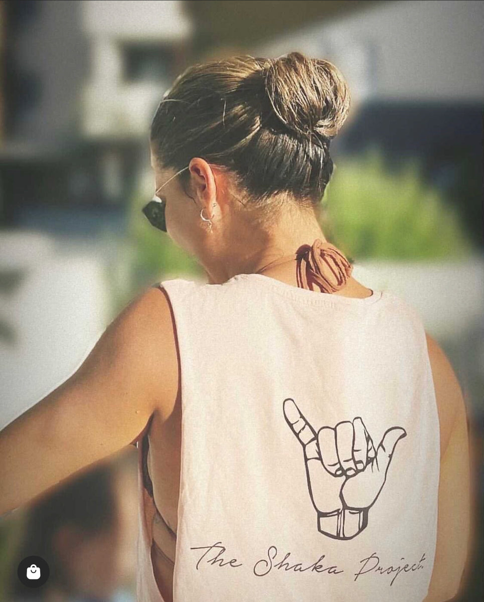 OG SHAKA SINGLET Pink | the shaka project.