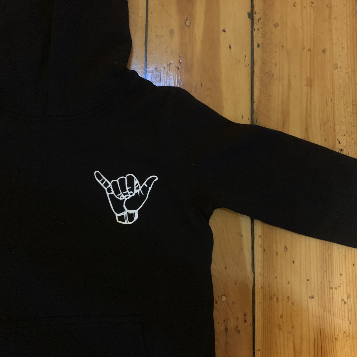 Kids OG SHAKA HOODIE- Black | the shaka project.